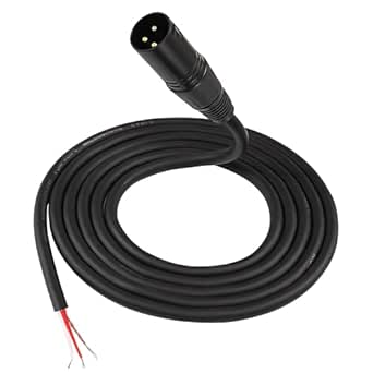 Amazon.com: Unifizz XLR Cable Microphone Cable 3pin XLR Pigtail Bare ...
