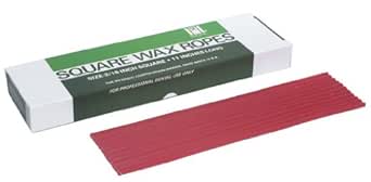 Coltene H00817 HYGENIC Round Wax Strips, 4.8 mm2 Ã— 279 mm Size, Red ...