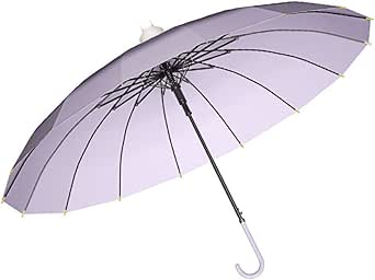 Amazon.com: Automatic Long Handle Umbrella Strong Steel Shaft Wind ...