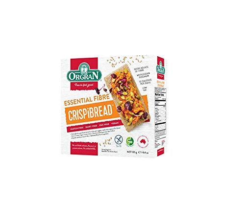 Amazon.com: Orgran Gluten Free Essential Fibre Crispbread 125g - Pack ...