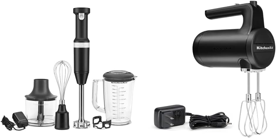 Amazon.com: KitchenAid Cordless Variable Speed Hand Blender with ...