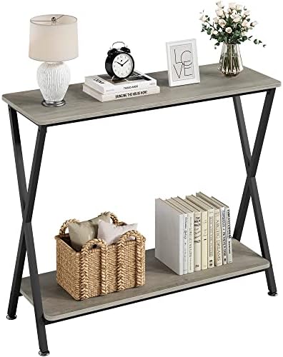 Amazon.com: IDEALHOUSE Narrow Console Table, Sofa Tables Narrow Long ...