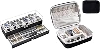 Amazon.com: ProCase Watch Case for Men, 6 Slot Watch Display Case With ...