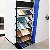 Amazon.com: Commercial Floor Tile Sample Display Shelf Black Iron ...
