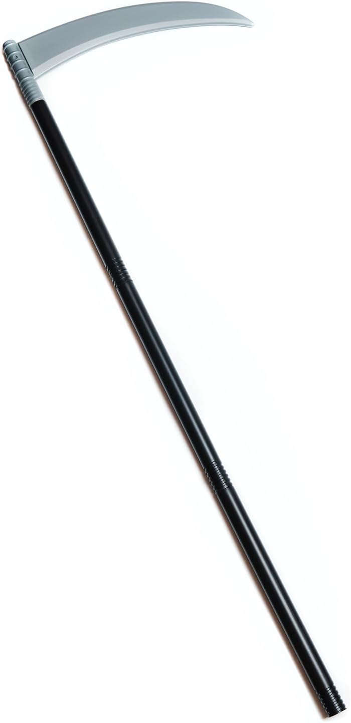 Amazon.com: Happy Hippo Grim Reaper Scythe Prop for Halloween; Adult or ...