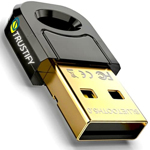 Trustify® Bluetooth Adapter for PC 5.0 +EDR inbuilt Realtek RTL8761B ...
