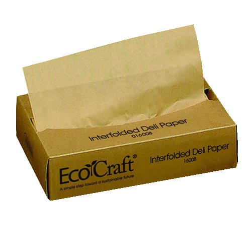 Bagcraft Papercon 016008 EcoCraft Interfolded Dry Wax Deli Paper, 10-3/ ...