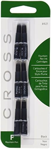 Cross Refill Ink Cartridge - Black (Pack of 6) : Amazon.co.uk: Toys & Games