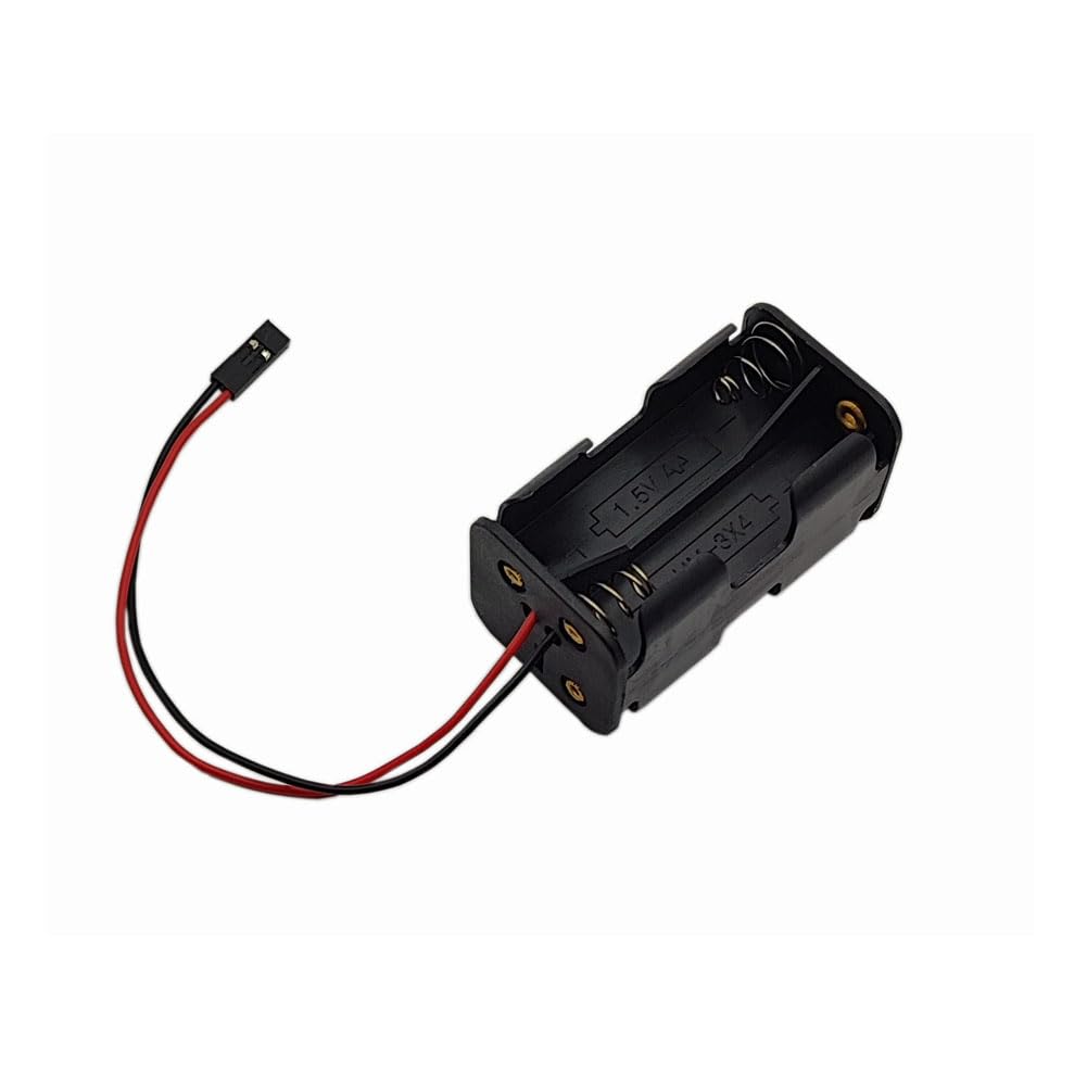 RC Servo Power 4 Cell AA Battery Holder With Futaba Connector - 6V RC ...