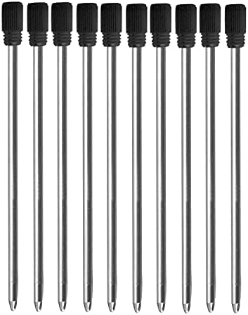 Pack of 10 Replacement D1 Black Ink Refills for Tech Tool Ballpoint Pen ...