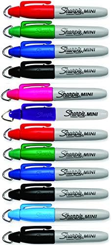 Amazon.com : Sharpie Mini Permanent Markers with Golf Keychain Clips ...