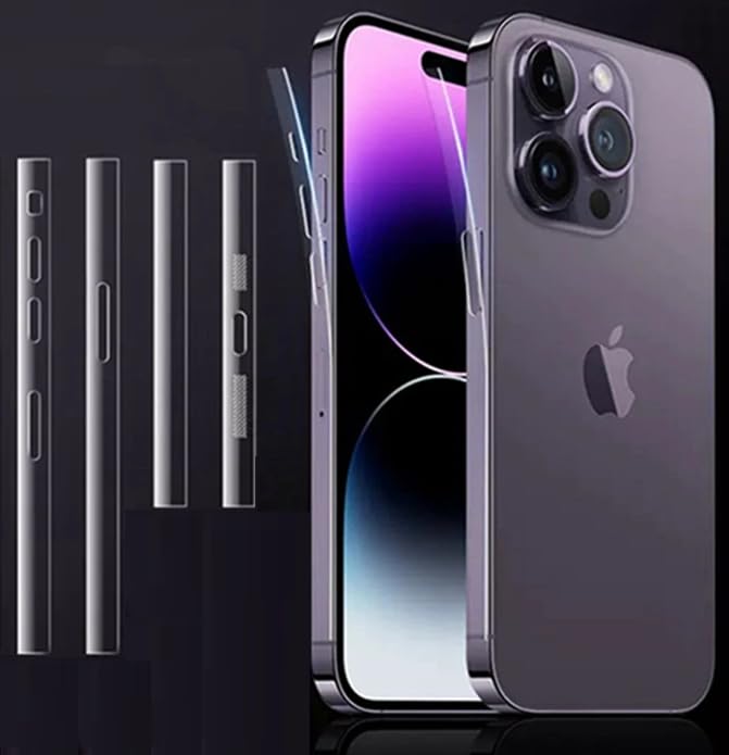 MOBIKTC Compatible with iPhone 15 Pro Max Protective Decal Film Around ...