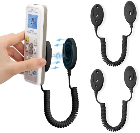 Amazon.com: 2-Pack Magnetic Remote Control Holders with Spring Ropes ...