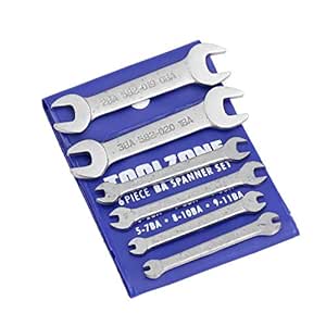 6pc BA Spanner Set Precision Open Ended Wrench TE056 : Amazon.in: Home ...