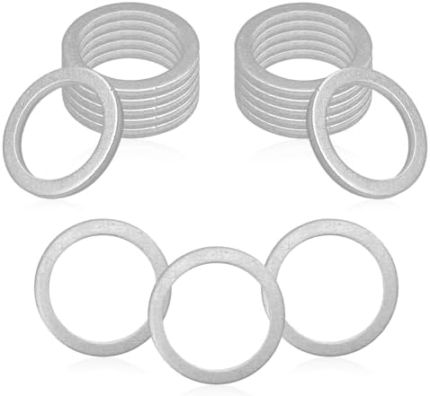 Amazon.com: 18mm Crush Aluminum Oil Drain Plug Gasket Washers ...