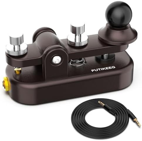 Amazon.com: Mini CW Key Automatic Morse, Radio HAM Send Telegram Double ...