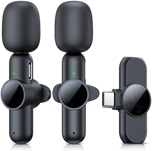 Amazon.com: Utsund USB C Wireless Microphone for iPhone 15-16 /Android ...