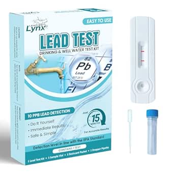 Lead Water Test Kit – Fast 5-Minute Results – 10 PPB Detection – EPA ...