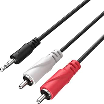 Comsol 3.5mm Male to 2 x RCA Male Audio Cable 5m : Amazon.com.au ...