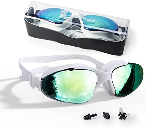 Super Penguin Swim Goggles, Swimming Goggles Anti-fog for Adult Men ...