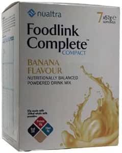 Nualtra Foodlink Complete Compact (7 x 57g) - Banana : Amazon.co.uk ...