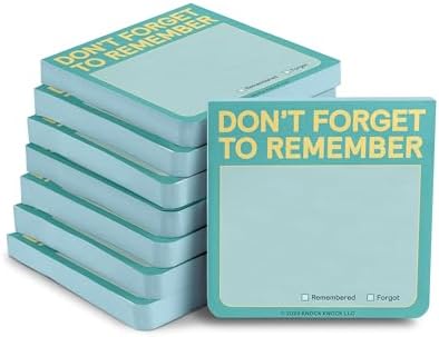 Amazon.com : 8-Count Knock Knock Don't Forget to Remember Sticky Note ...