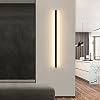 Amazon.com: Mjsdjof Black Linear Metal Long Wall Lamp, Creative One ...