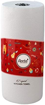 Beeta Kitchen Towel Paper Roll 10 Inches - Jumbo Thick 100pulls x 4 ply ...