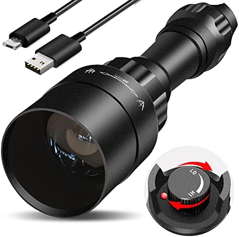 UniqueFire 1605 Infrared Torch IR 940NM LED Flahslight, T50 USB ...