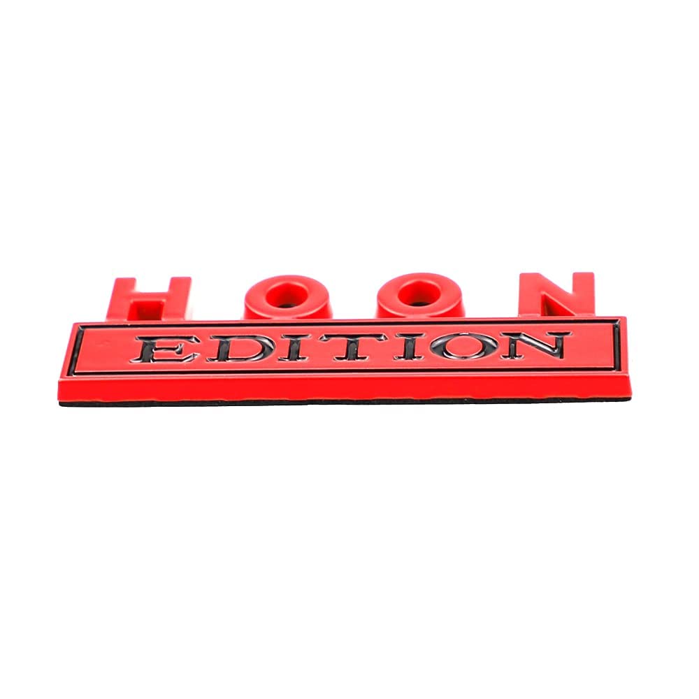Snapklik.com : 2 Pcs Hoon Edition Emblem Car Side Rear Front Hood Trunk ...