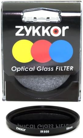Amazon.com : Zykkor 58mm 950nm IR95 Infrared IR Filter : Camera Lens ...