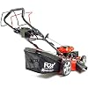 22" / 56cm Petrol Lawn Mower Self-Propelled Electric Start Fox 4 Blades ...