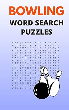 Bowling Word Search Puzzles: 5x8 Puzzle Book for Adults with Solutions ...