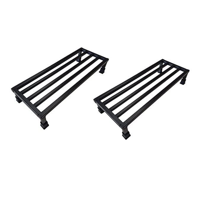 SANUSHAA Metal Indoor/Outdoor Flower Pot, Plant Stand, Gamla Stand ...