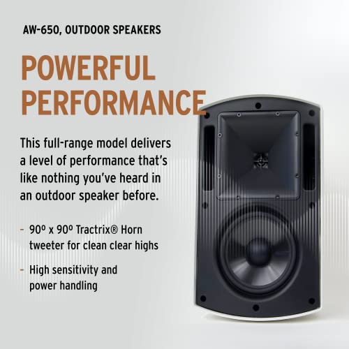 Snapklik.com : Klipsch AW-650 Indoor/Outdoor Speaker, White