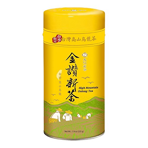 Amazon.com : Taiwan Ten Ren High Mountain Oolong Tea 225g 天仁金讚新茶- 高山烏龍茶 ...