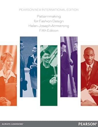 Patternmaking for Fashion Design: Pearson New International Edition: Amazon.co.uk: Armstrong ...