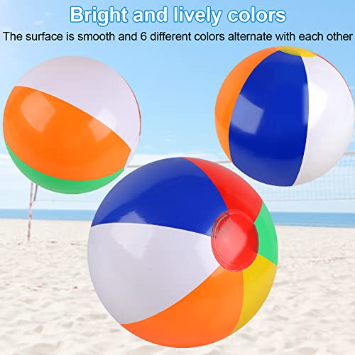 Snapklik.com : 6 Packs Beach Ball, PVC Beach Balls Bulk, Classic ...