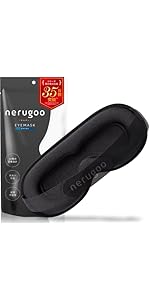 Amazon.co.jp: nerugoo[ネルグー] アイマスク 睡眠用 睡眠 遮光率99.99％ 快眠グッズ 3D立体アイドーム構造【MONOQLO年間総合2024年ベストバイ受賞】国内 ...
