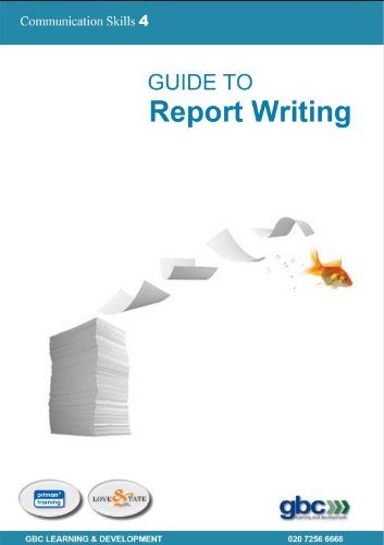 Amazon.com: GBC Learning Guide to Report Writing (The GBC learning ...