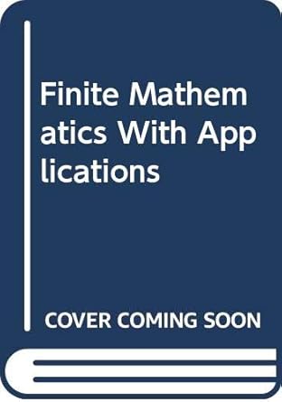 Finite Mathematics With Applications: Zitarelli, David E.: 9780030112928: Amazon.com: Books