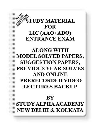 Study Notes Material On Lic(Life Insurance Corporation Of India) (Aao ...