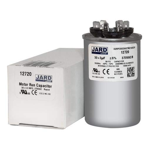 30 + 3 x 370 VAC Round Dual Run Capacitor by JARD # 12720: Amazon.com ...