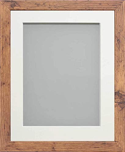 Frame Company Allington Rustic Photo Frame with Off-White Mount, 6×4 ...