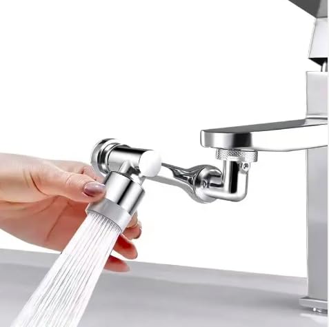 Onida Ibibo 1080° Rotating Faucet Extender Aerator | Brass Body | Tap Extender for Kitchen and ...