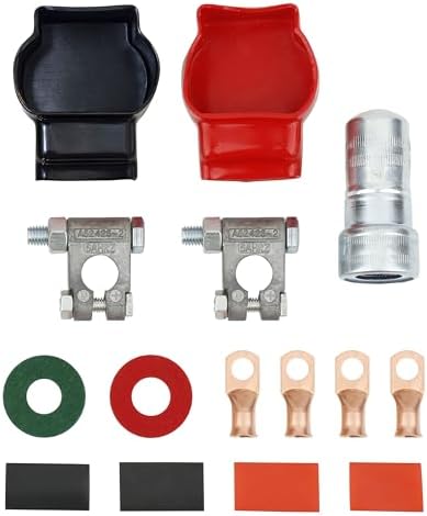 Amazon.com: Battery Terminal Connectors Kit.Fit for Vessels Cars Boats ...
