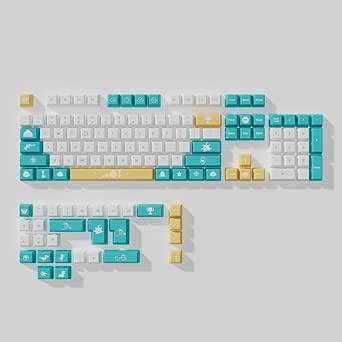 Amazon.com: Hyte x Dokibird Official Keycap Set - 133 Licensed Keyboard ...