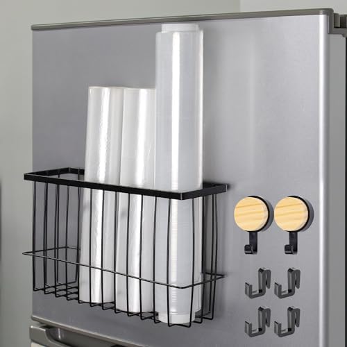 Amazon.com - Abnaok Magnetic Refrigerator Organizer，Magnetic Kitchen ...