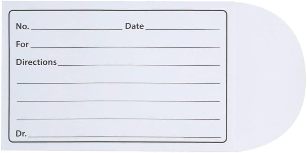 Amazon.com: Comfort Moisture Seal Printed Pill envelopes Great for ...