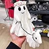 Amazon.com: Halloween Ghost Walking Dog Statue: Ghost Walking His Ghost ...